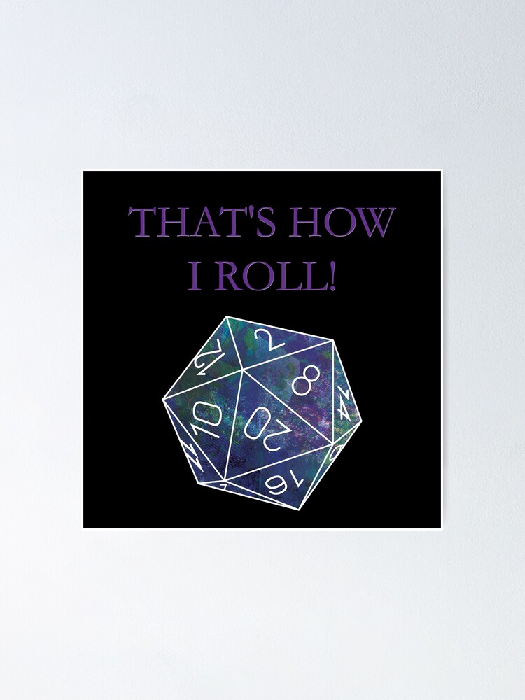 "D20" Poster by grouthout | Redbubble