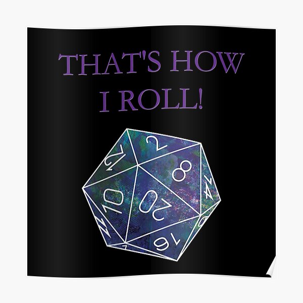 "D20" Poster by grouthout | Redbubble