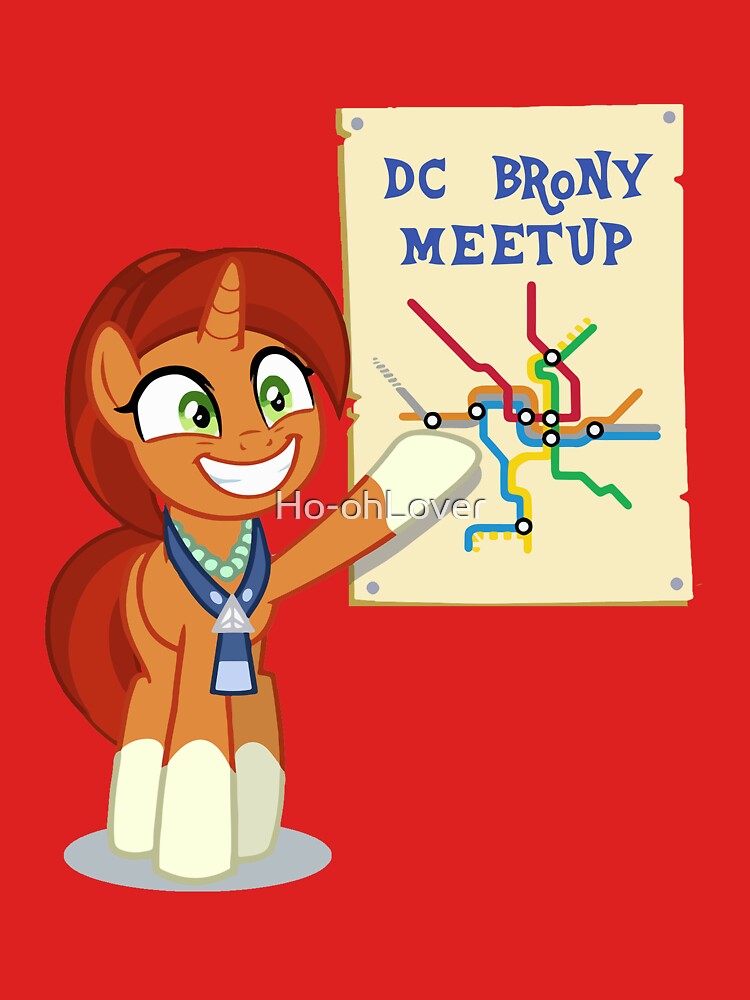 "DC Brony Meetup" T-shirt for Sale by Ho-ohLover | Redbubble | dc brony ...