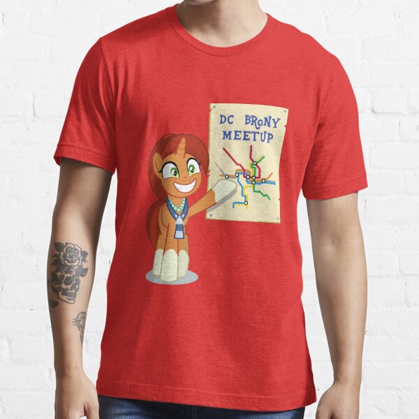 "DC Brony Meetup" T-shirt for Sale by Ho-ohLover | Redbubble | dc brony ...