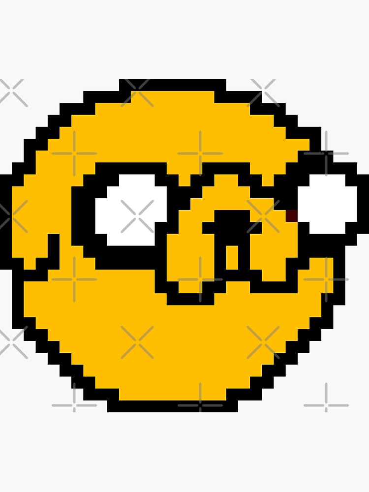 Jake From Adventure Time Pixel Art