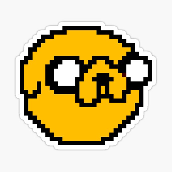 "Jake Adventure Time" Sticker for Sale by Bee- | Redbubble