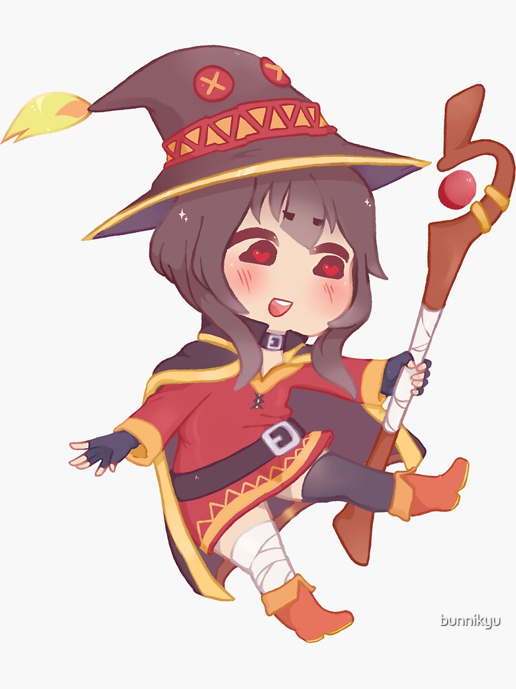 "Megumin!" Sticker by frostyskeleton | Redbubble
