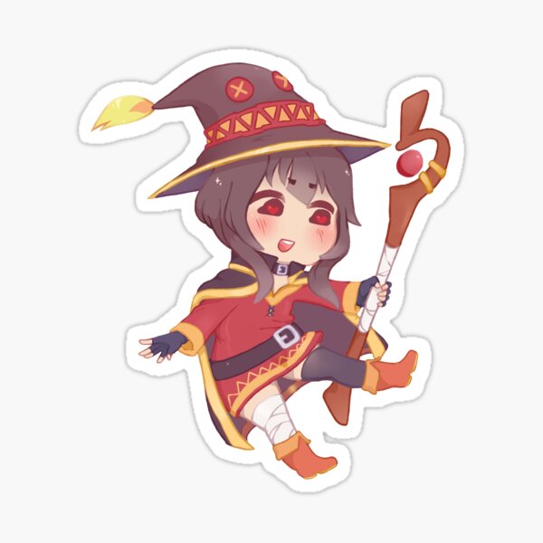 "Megumin!" Sticker by frostyskeleton | Redbubble