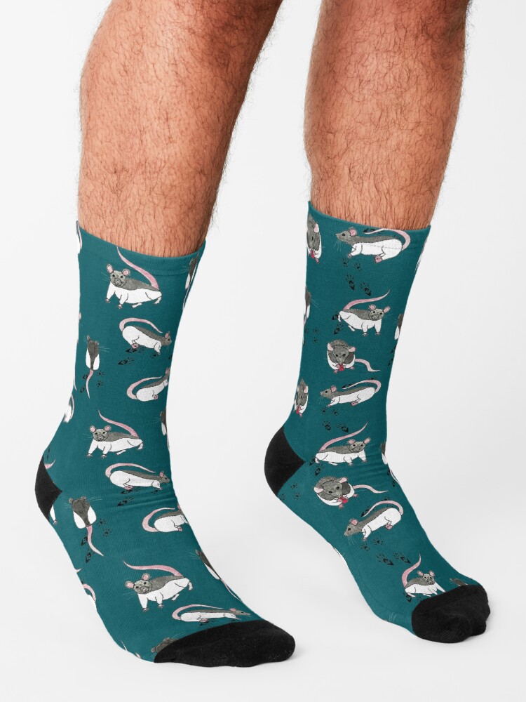"Rats!" Socks by Elliestrations | Redbubble