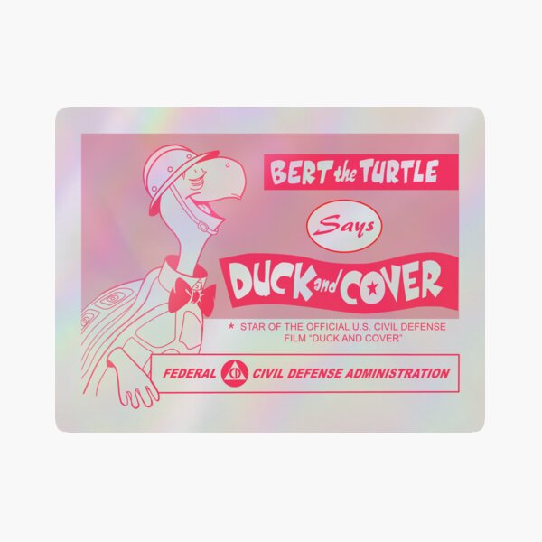 Duck And Cover Civil Defense Poster