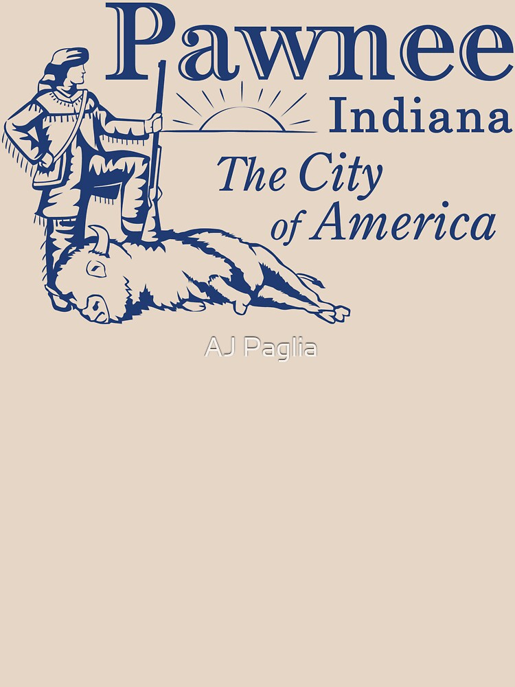 "Pawnee, Indiana" T-shirt for Sale by swissarmyshark | Redbubble ...