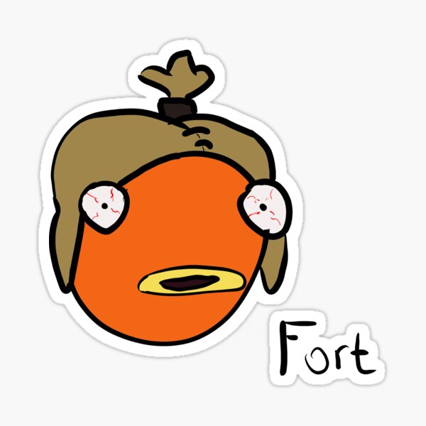 "Fort" Sticker for Sale by TVBrains | Redbubble