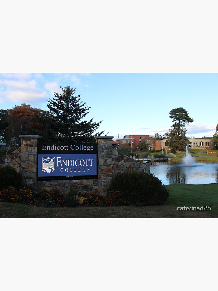 "Endicott College" Sticker by caterinad25 | Redbubble