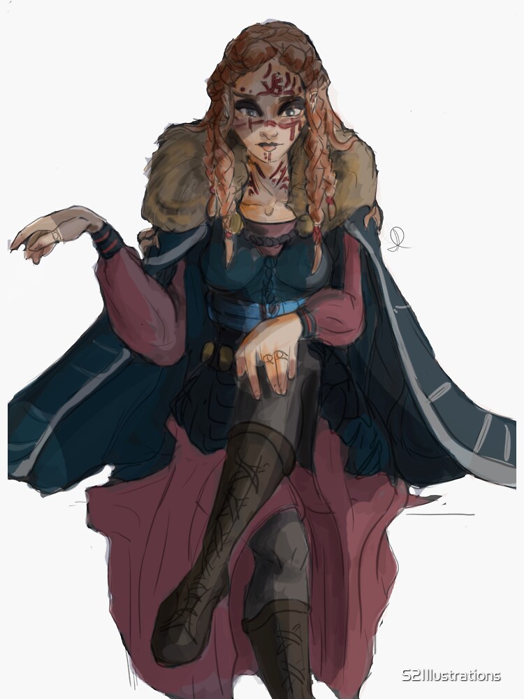 "Sigyn, goddess of Loyalty " Sticker by S2Illustrations | Redbubble