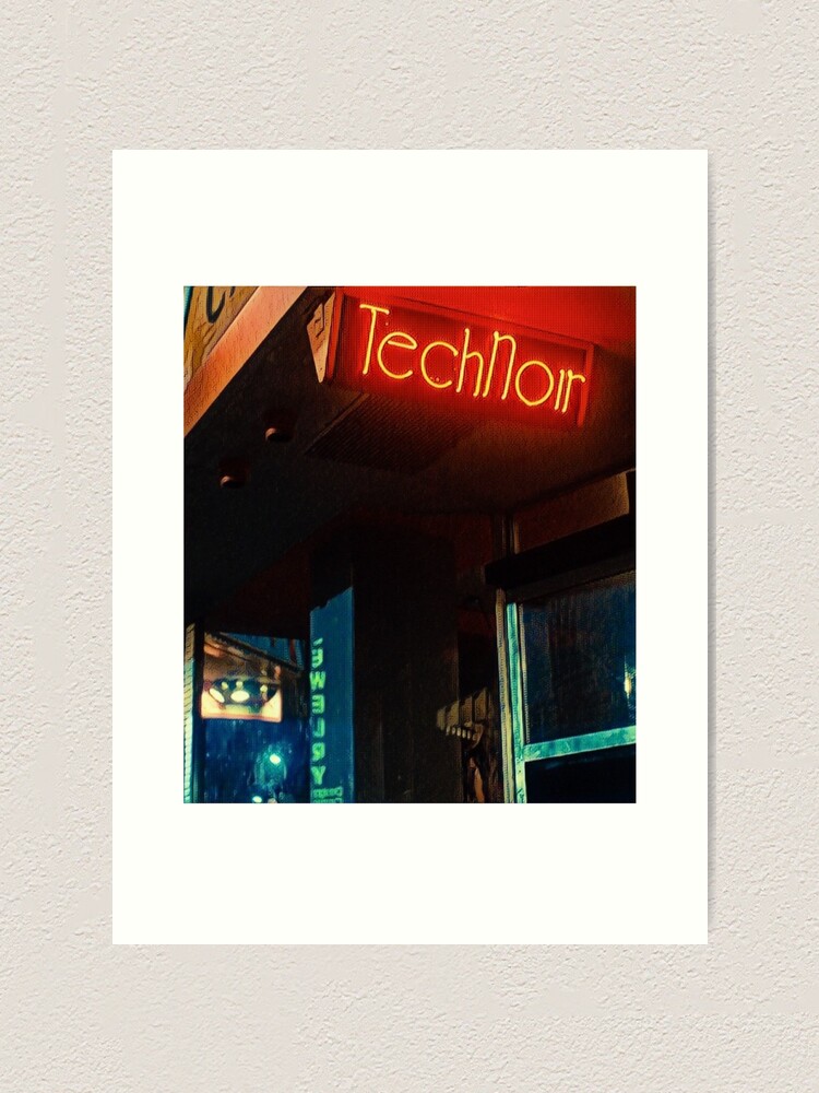"Tech Noir" Art Print for Sale by diegowafflez | Redbubble