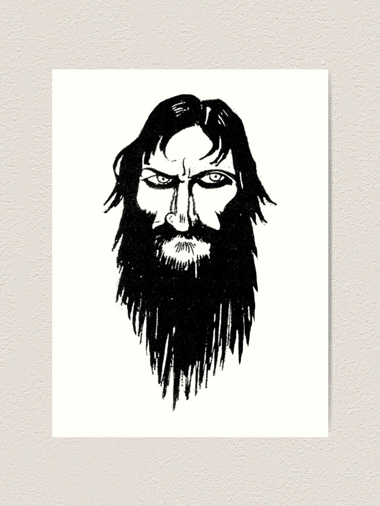 "Rasputin Cartoon" Art Print for Sale by Pkfridley | Redbubble