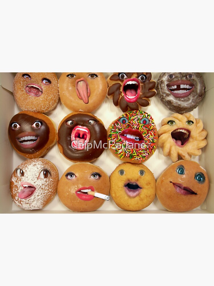 "Freaking Donuts" Sticker for Sale by ChipMcFarlane | Redbubble