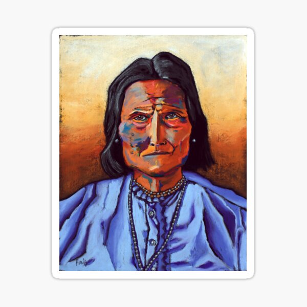 "Geronimo" Sticker by hindsstudio | Redbubble