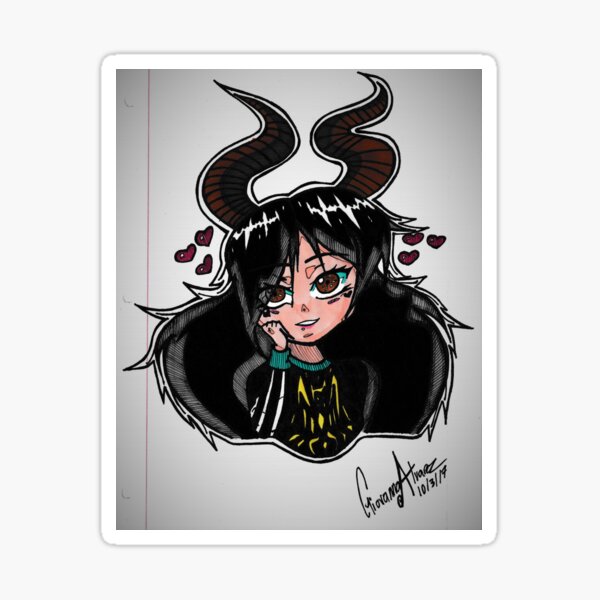 "Giovanna " Sticker for Sale by GiovannaAlvarez | Redbubble