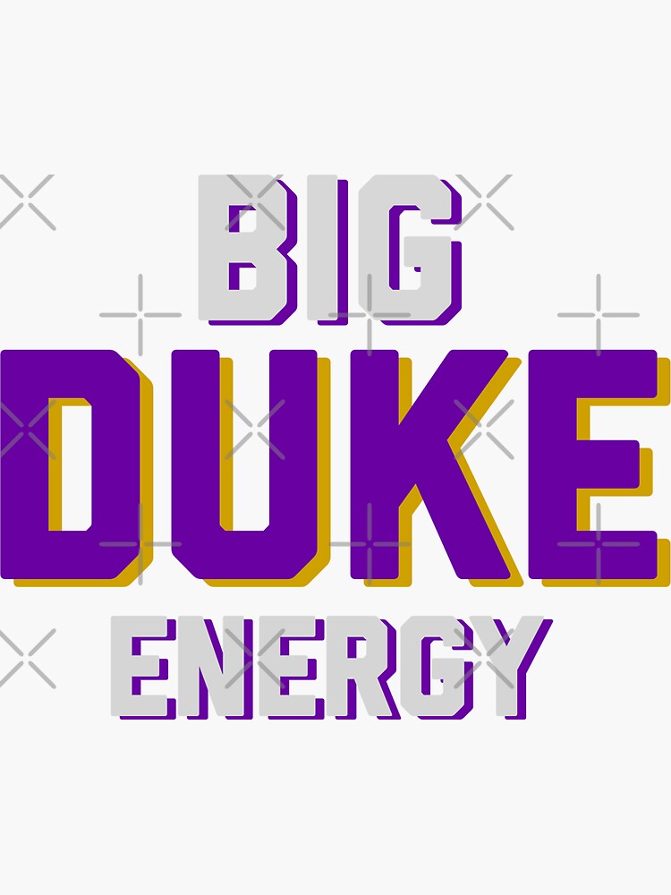"JMU-BIG DUKE ENERGY" Sticker for Sale by marissatay1or | Redbubble