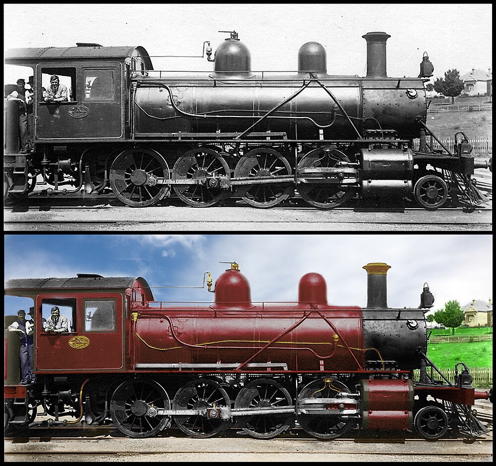 "Victorian Railways V Class 2-8-0" by Jonathan Newton | Redbubble
