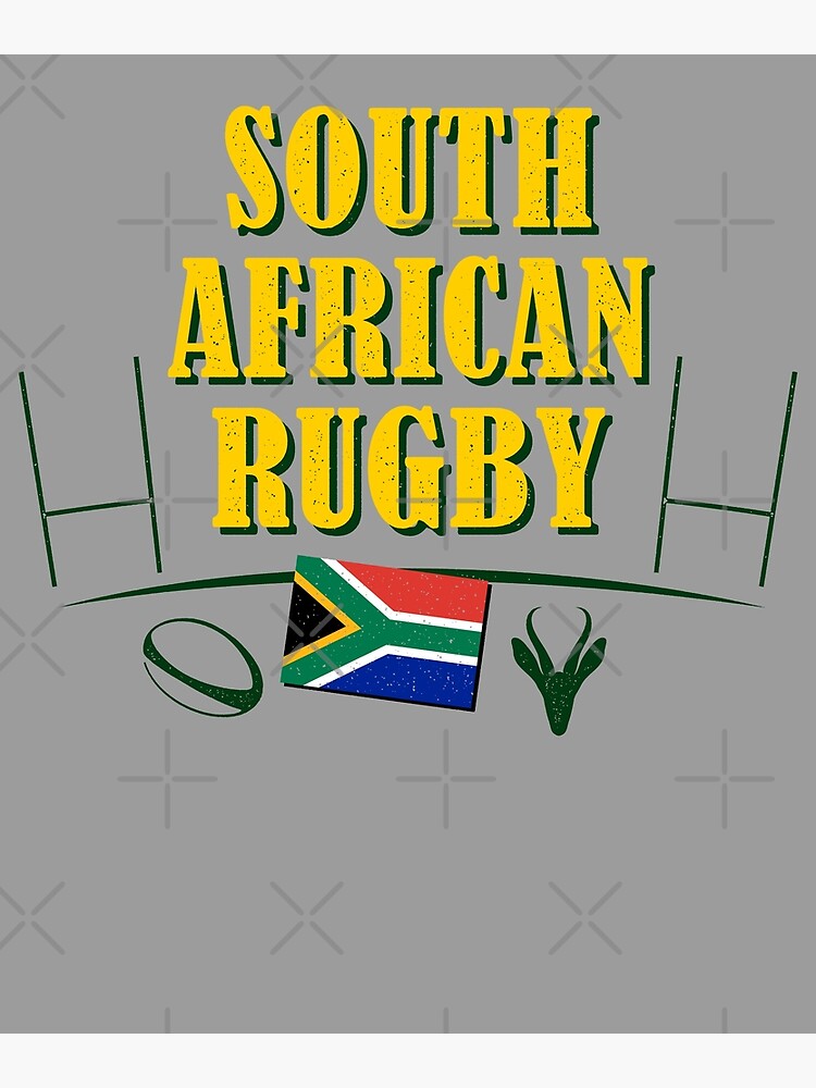 "South African Flag Rugby" Poster for Sale by d247 | Redbubble