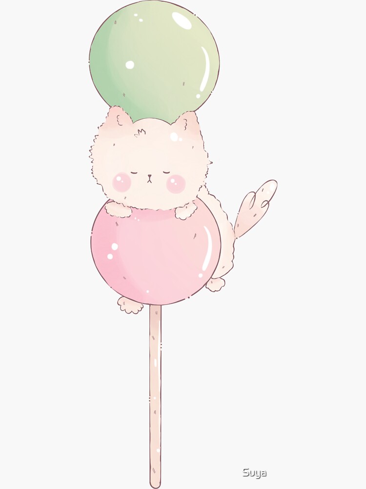 "Kawaii Dango Dog" Sticker by Suya | Redbubble