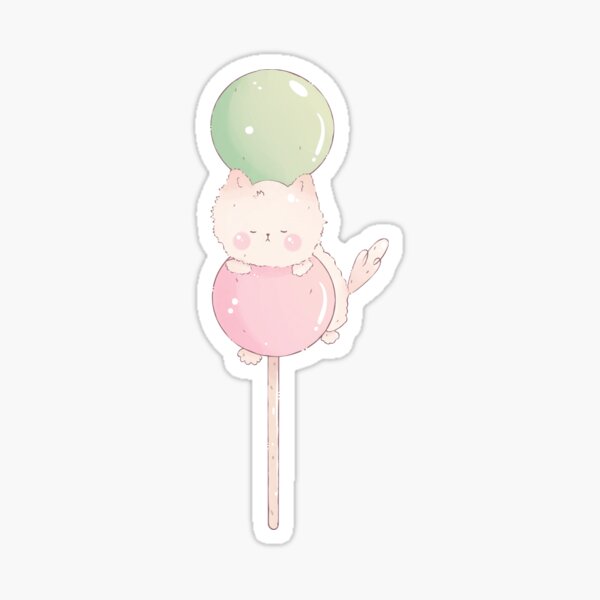 "Kawaii Dango Dog" Sticker by Suya | Redbubble