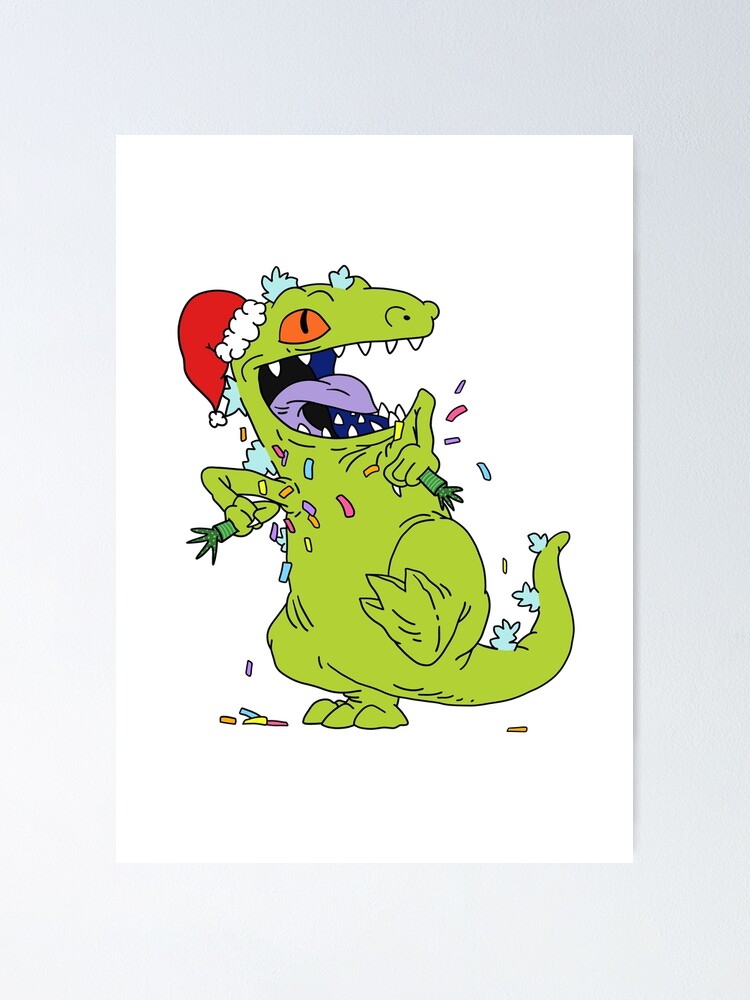 "Rugrats Christmas Reptar" Poster for Sale by maddydfranca | Redbubble