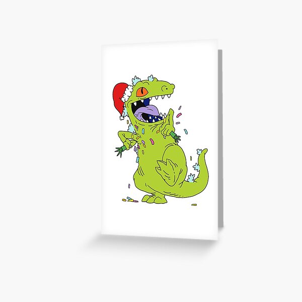 "Rugrats Christmas Reptar" Greeting Card for Sale by maddydfranca ...