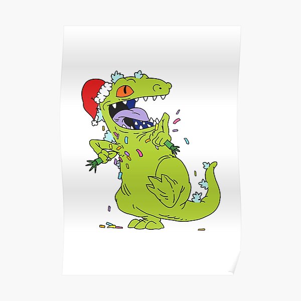 "Rugrats Christmas Reptar" Poster for Sale by maddydfranca | Redbubble