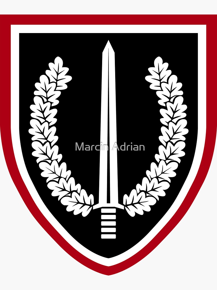 "German Special Forces Command, KSK unit badge / emblem" Sticker by ...