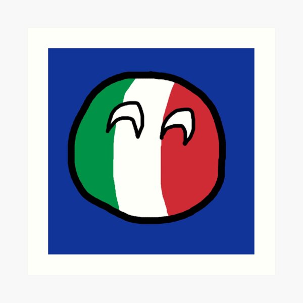"Italyball" Art Print for Sale by Hondrus | Redbubble