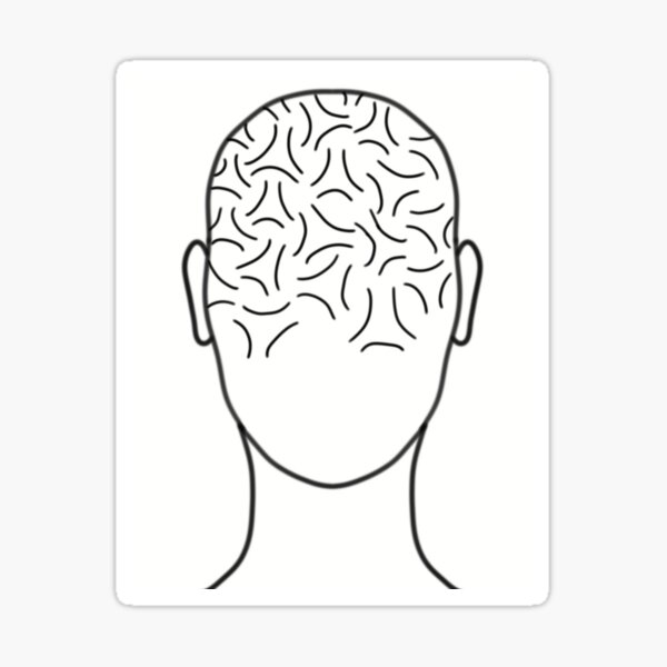 "Rage Head" Sticker by Rainy-Art | Redbubble