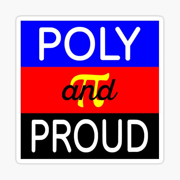 "Poly and Proud - Polyamory Pride Flag" Sticker for Sale by ...