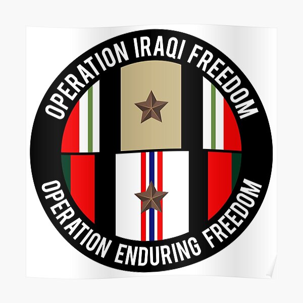 "OIF and OEF deployments" Poster by jcmeyer | Redbubble