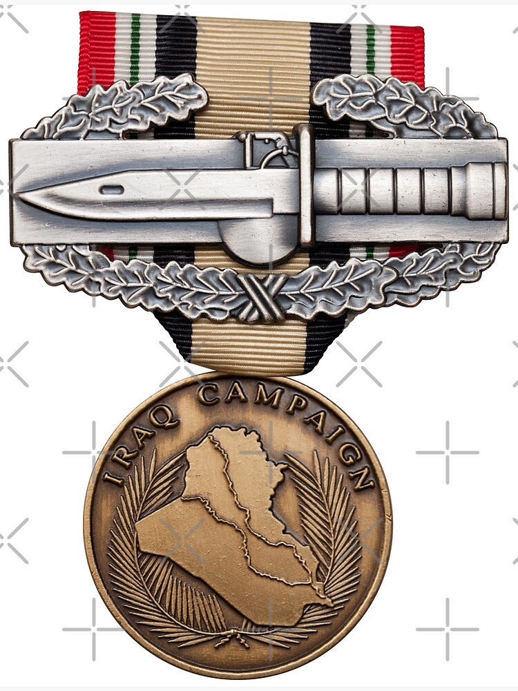 "Iraq Campaign Combat Action Badge" Poster by jcmeyer | Redbubble