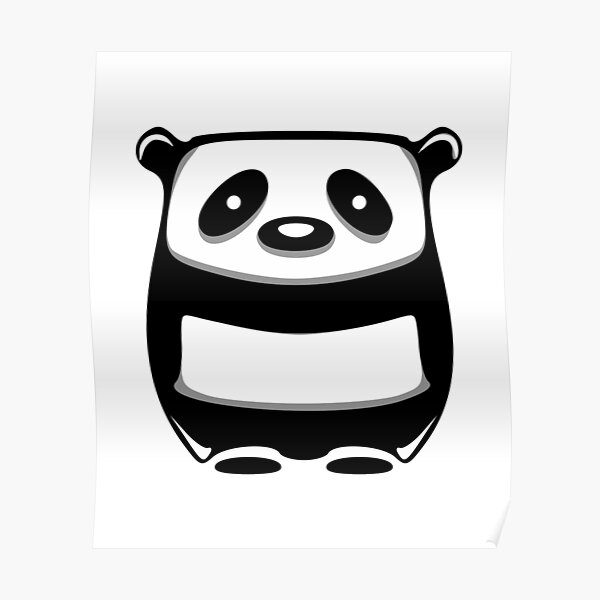 "Wobble Panda Bear" Poster by suoplushie | Redbubble