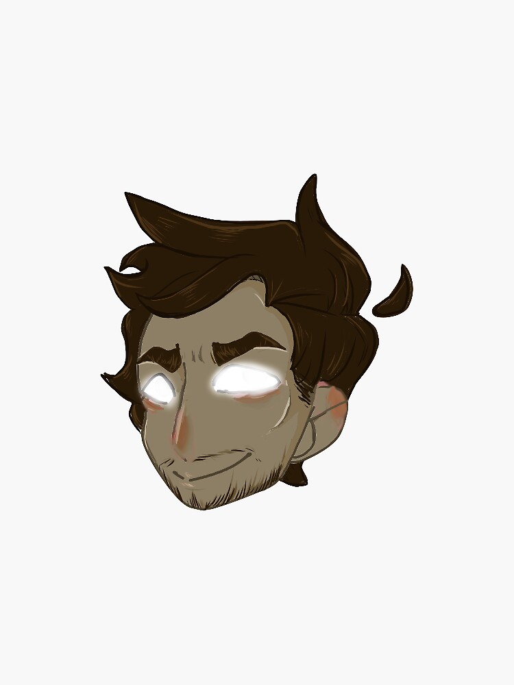 "Herobrine" Sticker for Sale by CasualSky | Redbubble