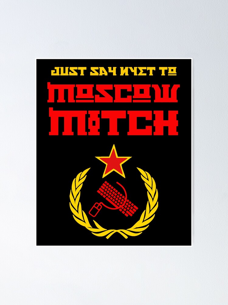 "Just Say Nyet to Moscow Mitch - Soviet Keyboard and Sickle" Poster by ...