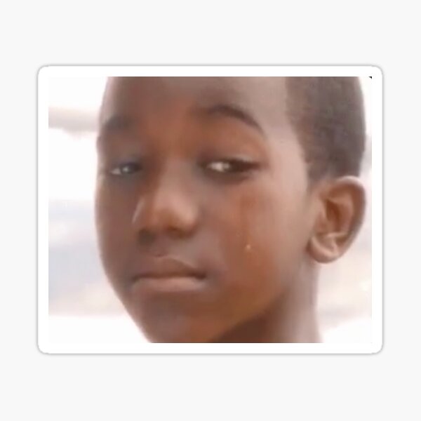 "Crying Meme " Sticker for Sale by debracornell97 | Redbubble