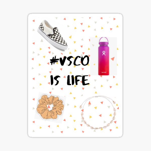 "vsco " Sticker for Sale by Swirl98625 | Redbubble