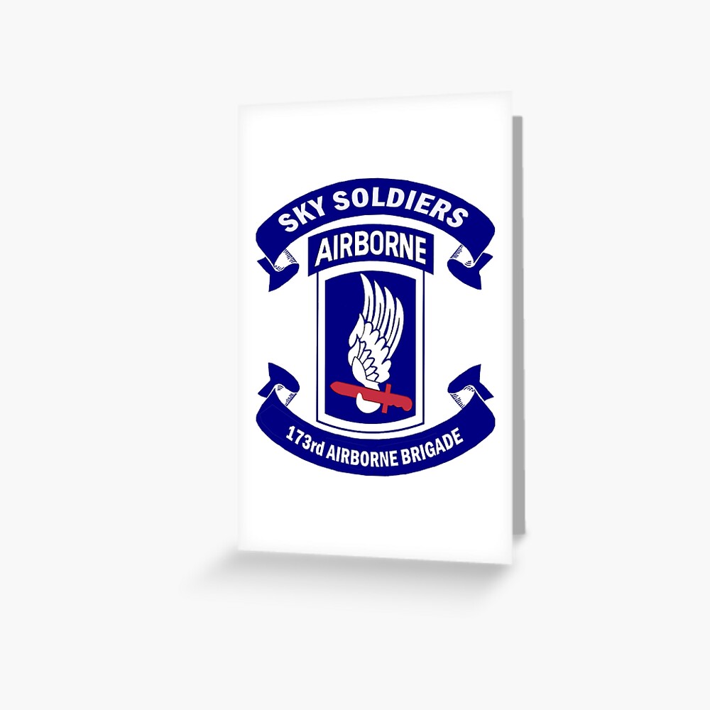 "Insignia of the 173rd Special Forces Airborne Brigade!" Greeting Card for Sale by Quatrosales ...