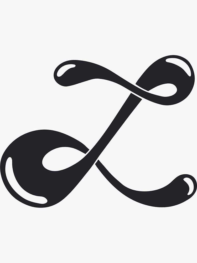  Cursive L Logo Sticker For Sale By Lukepaccione Redbubble