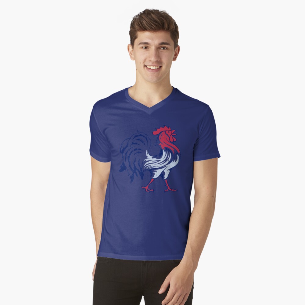 "French Flag And Gallic Rooster" Sticker for Sale by JaeDhut55 | Redbubble