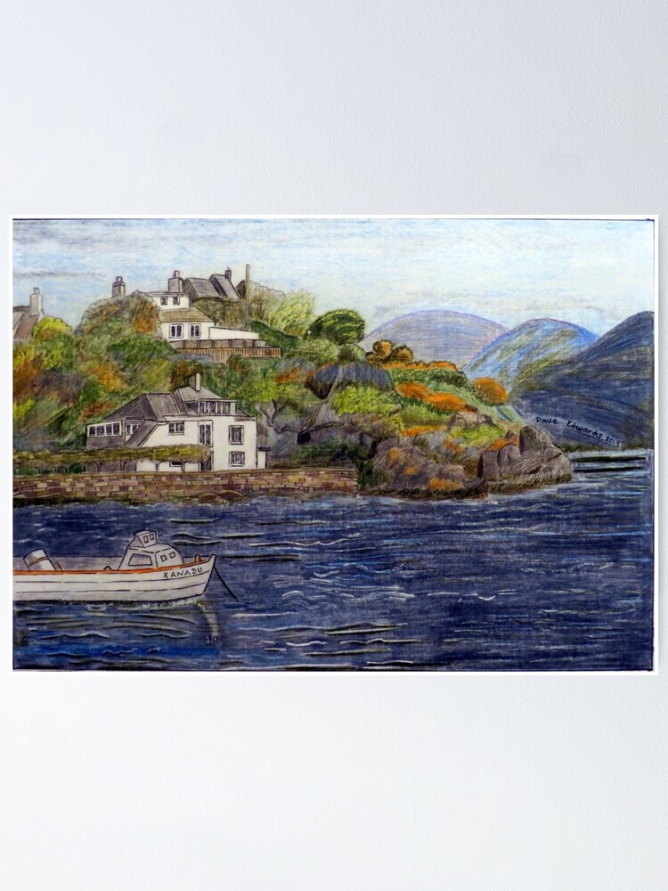 "459 - BORTH-Y-GEST, WALES - DAVE EDWARDS - COLOURED PENCILS - 2019 ...