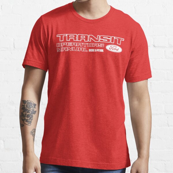 "FORD TRANSIT" T-shirt for Sale by ThrowbackMotors | Redbubble | ford t ...