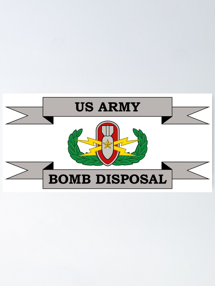 "Senior EOD Bomb Disposal" Poster by jcmeyer | Redbubble