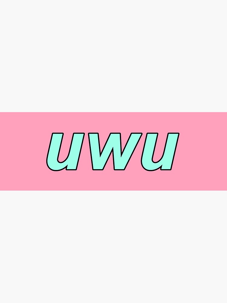 "uwu Box Logo" Sticker by NicoPrints | Redbubble