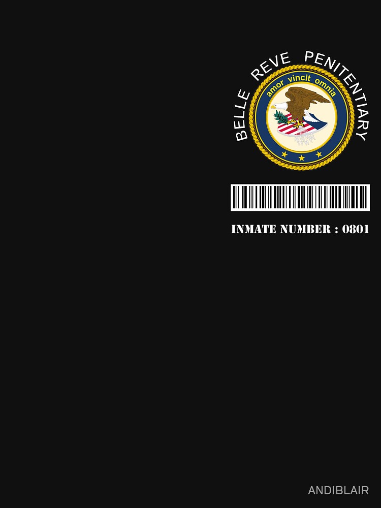 "Belle Reve Penitentiary" T-shirt for Sale by ANDIBLAIR | Redbubble ...