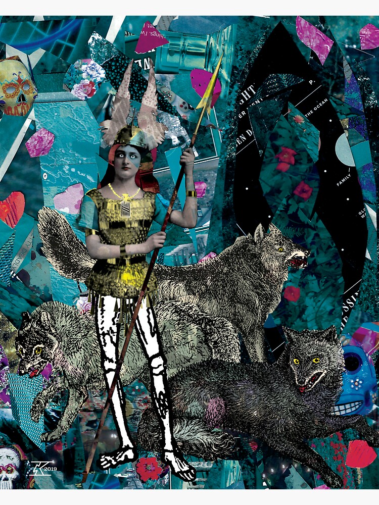 "Lady Hel" Sticker for Sale by Pkfridley | Redbubble