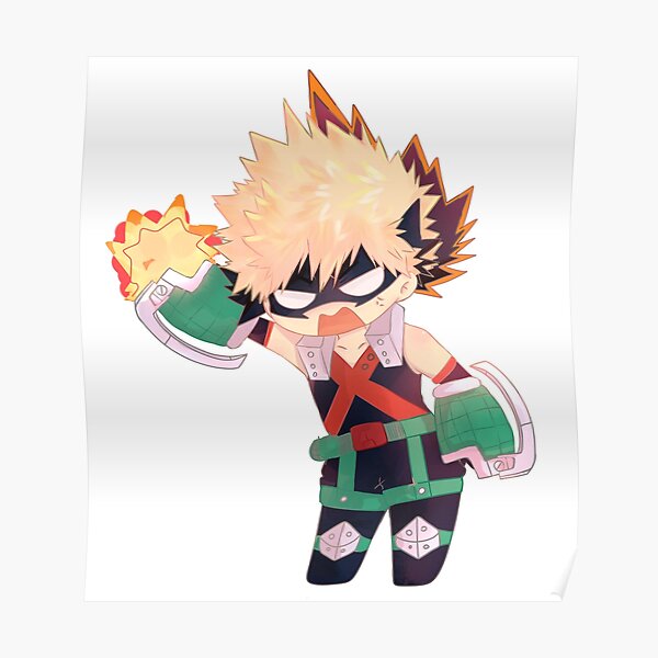Póster «Kacchan enojado» de ChocoletoArt | Redbubble