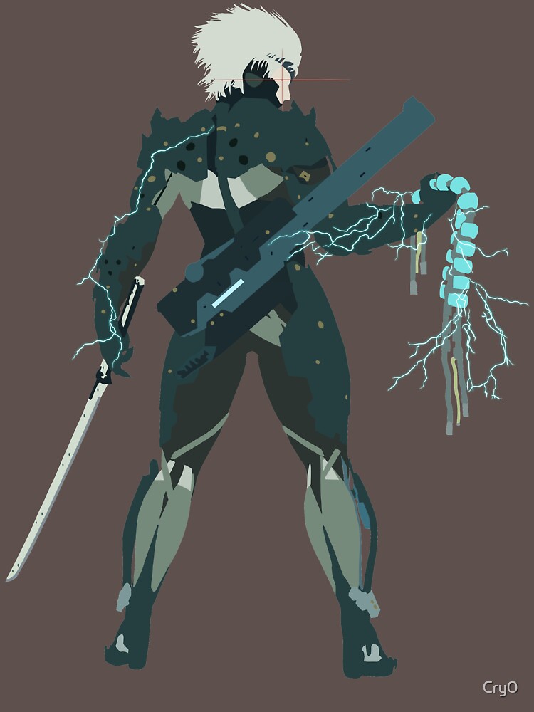 "Raiden Vector Art - Metal Gear Solid/Rising" T-shirt for Sale by Cry0 ...