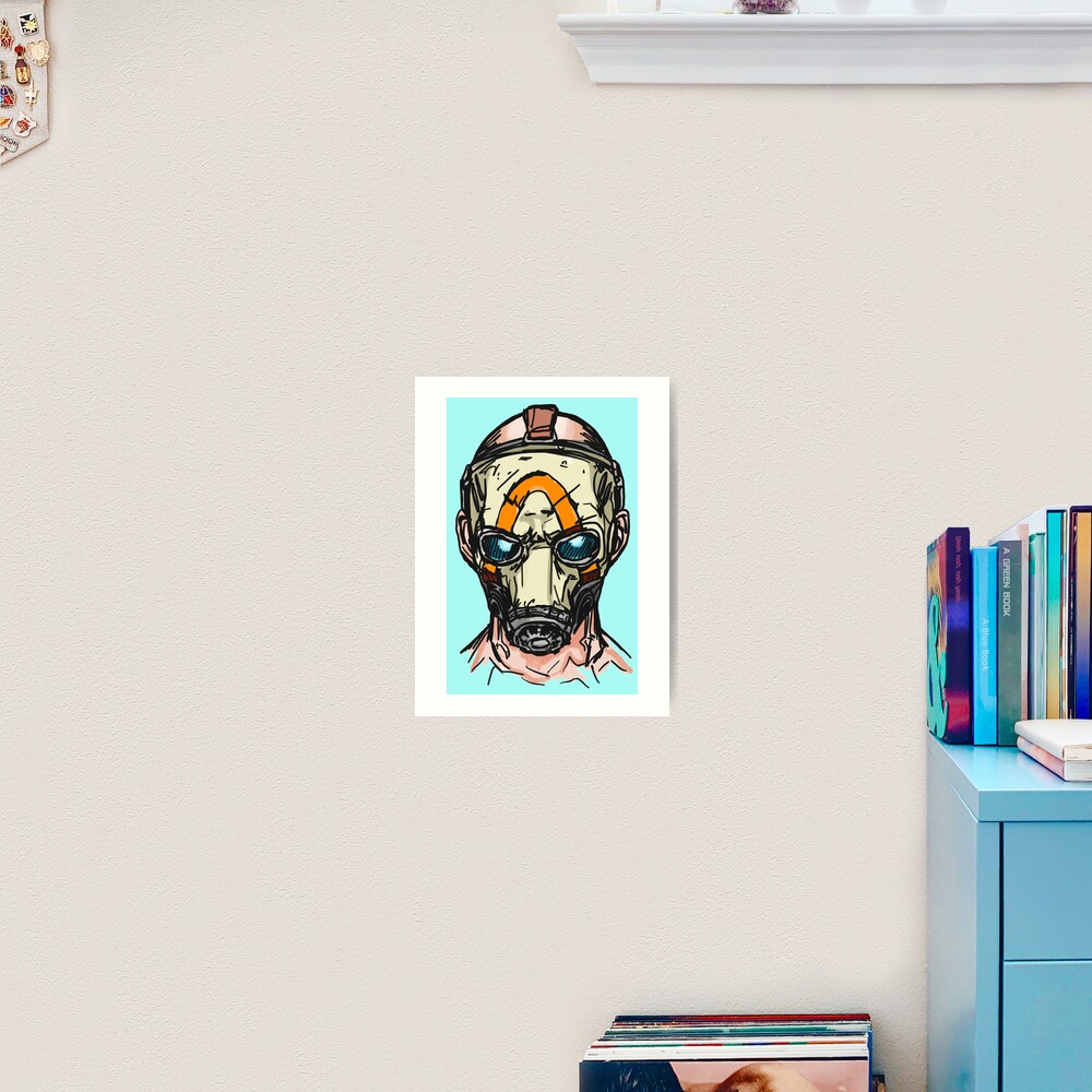 "Borderlands 3 Psycho Mask" Poster for Sale by sketchNkustom | Redbubble
